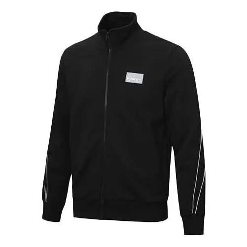 PUMA Knit Stand Collar Jacket - Black