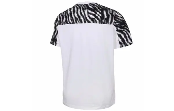 PUMA Short Sleeve Colorblocked Zebra Print T-shirt