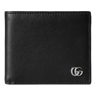 Gucci 26 Gg Marmont Bi-fold Wallet - Black