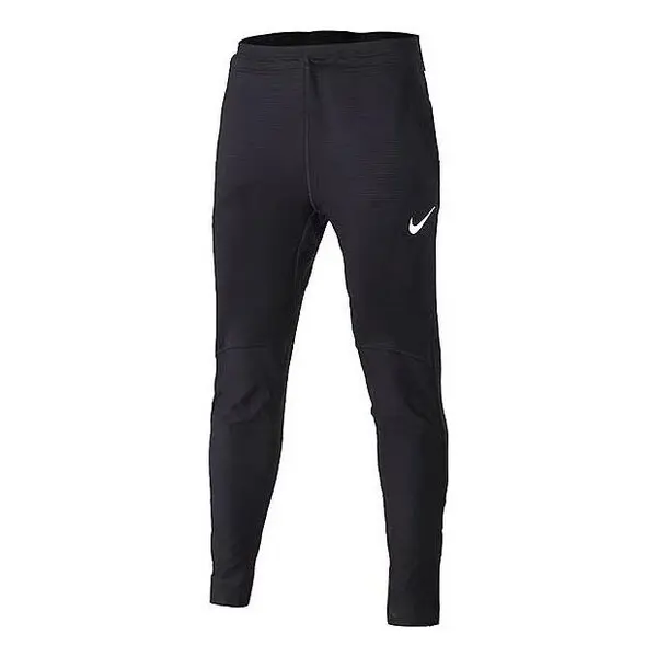Nike Solid Color Logo Printing Casual Sports Pants/trousers/joggers Black - Default Color