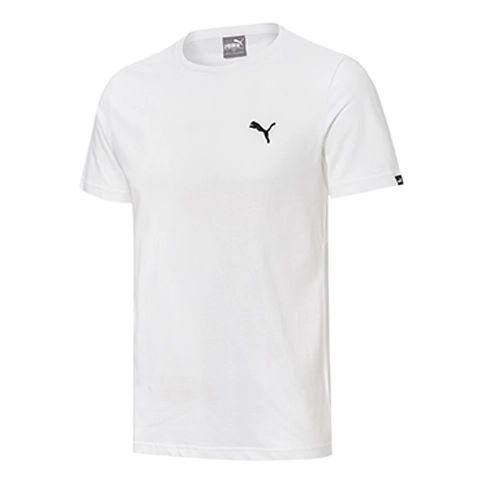 PUMA Embroidery Logo Round Collar Male - White