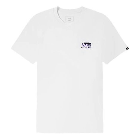 VANS Casual Alphabet Printing Short Sleeve Couple Style