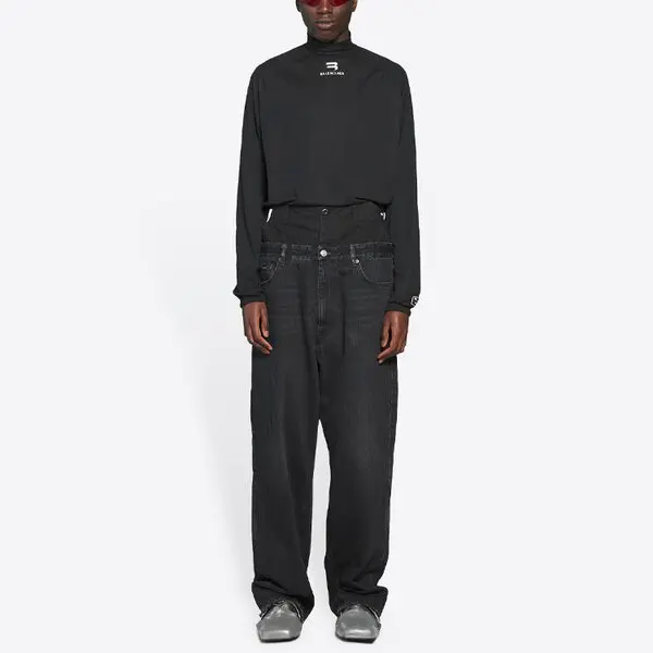 Balenciaga Double Waistband Pants