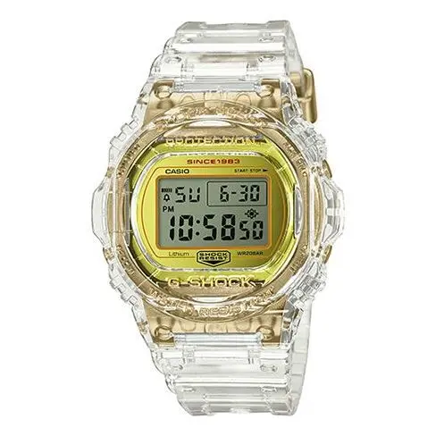 Casio G-shock Digital Translucent Watch - Gold