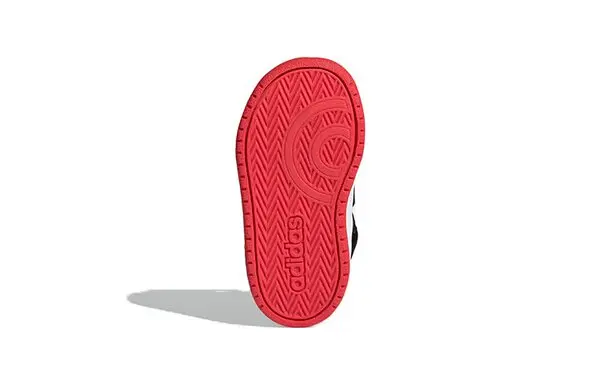 Adidas Hoops 2.0 Mid Sneakers - Black/white/red