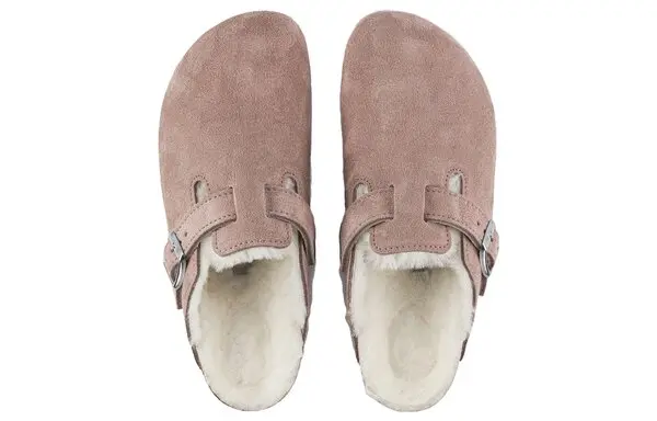 BIRKENSTOCK Boston Shearling Clogs - Pink