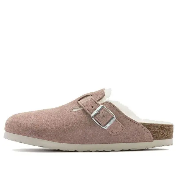 BIRKENSTOCK Boston Shearling Clogs - Pink