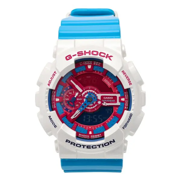 Casio G-shock Analog-digital Watch - Blue/white