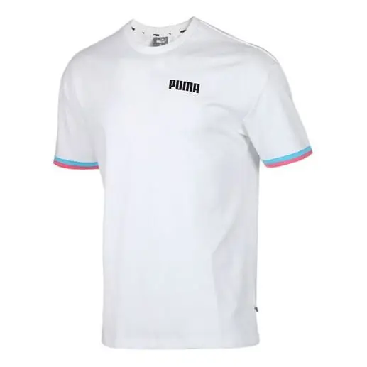 PUMA Training Gym Loose Short Sleeve - White