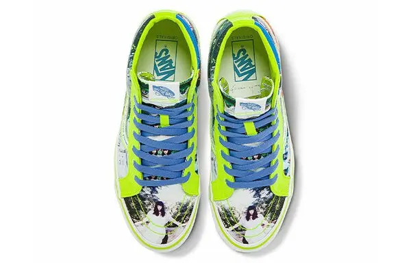 VANS Sarah Andelman X Sk8-hi 'fumiko' High Top Sneakers - Yellow/white