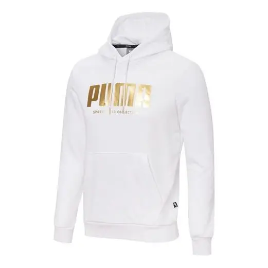 PUMA Holiday Bronzing Printing Sports Pullover