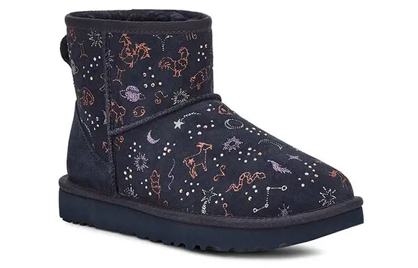 UGG Classic Zodiac Mini Boots - Dark Blue