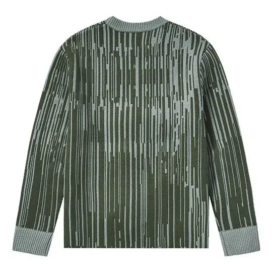 A-COLD-WALL* Abstract Stripe Jumper - Green