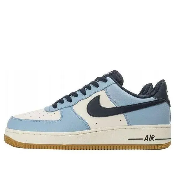 Nike Force 1 Low Cap Gum Sneakers - Blue