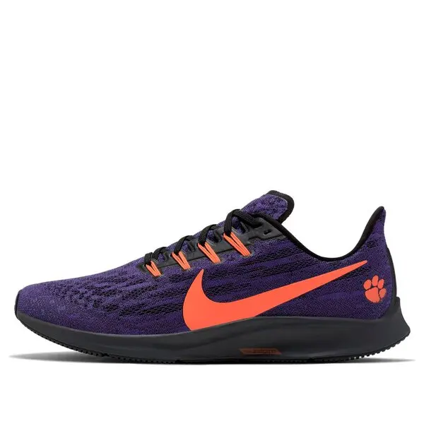 Nike Zoom Pegasus 36 Clemson Tigers Athletic Sneakers - White/red/blue