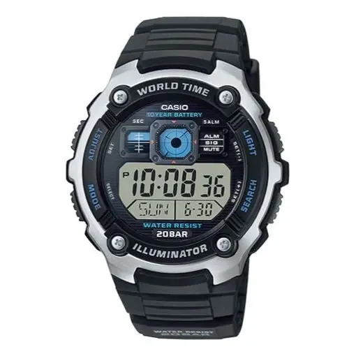 Casio Digital Sports Watch - Silverblack