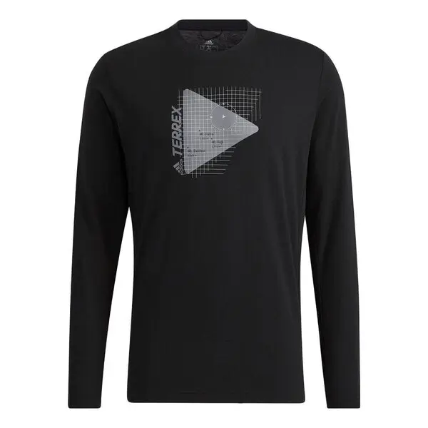 Adidas Play Button Graphic Long Sleeve Pullover