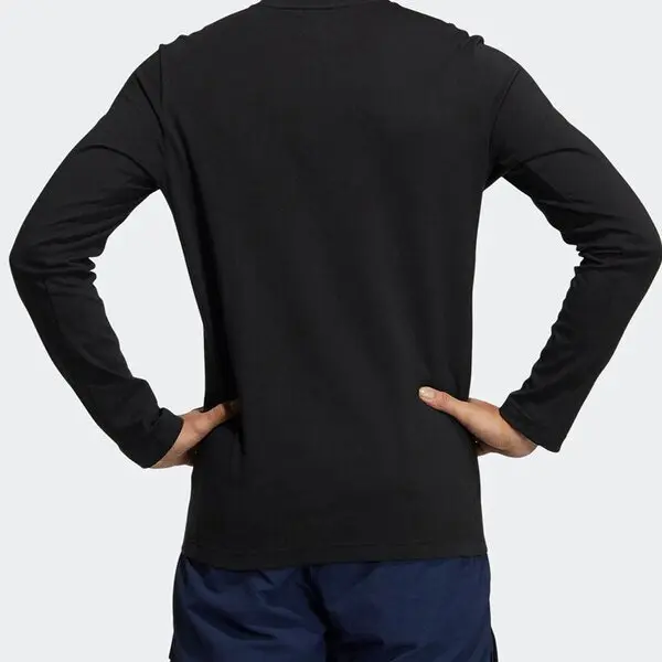 Adidas Play Button Graphic Long Sleeve Pullover