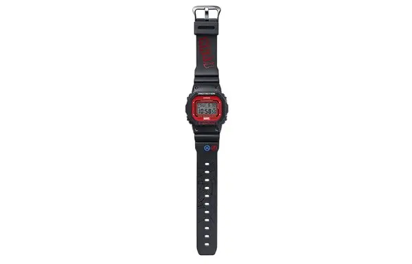 Casio G-shock Square Watch - Black/red