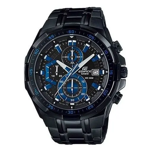 Casio Edifice Limited Edition Analog Chronograph Watch - Black/blue