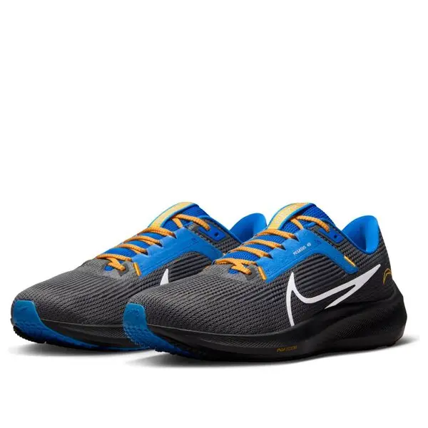Nike X Nfl Air Zoom Pegasus 40 Los Angeles Chargers Athletic Sneakers - Black/white/blue