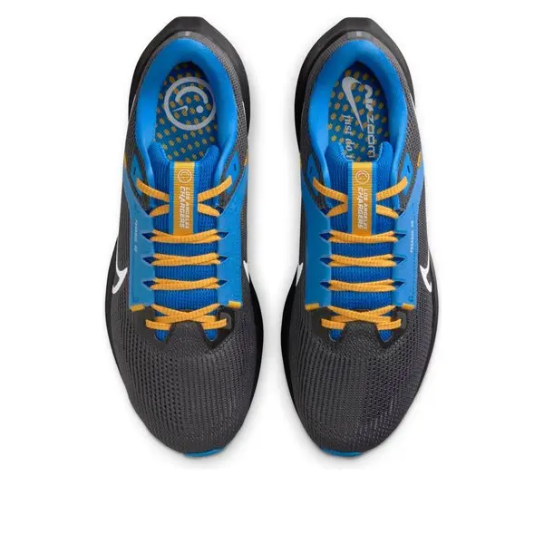 Nike X Nfl Air Zoom Pegasus 40 Los Angeles Chargers Athletic Sneakers - Black/white/blue