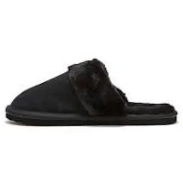 PUMA Fluff Mule Bx Fur Slippers - Black