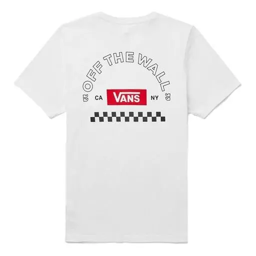 VANS Alphabet Logo Casual Sports Short Sleeve