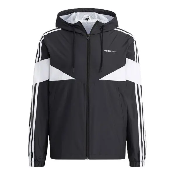 Adidas Neo Icons 3s Wbkr Hooded Jacket - Black