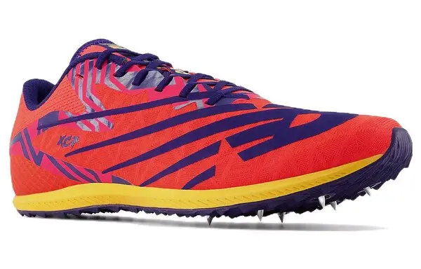 NEW BALANCE Xc Seven V4 Athletic Track Spikes - Red/blue