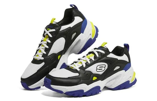 Sketchers Stamina V2 Sneakers - Black/blue/white