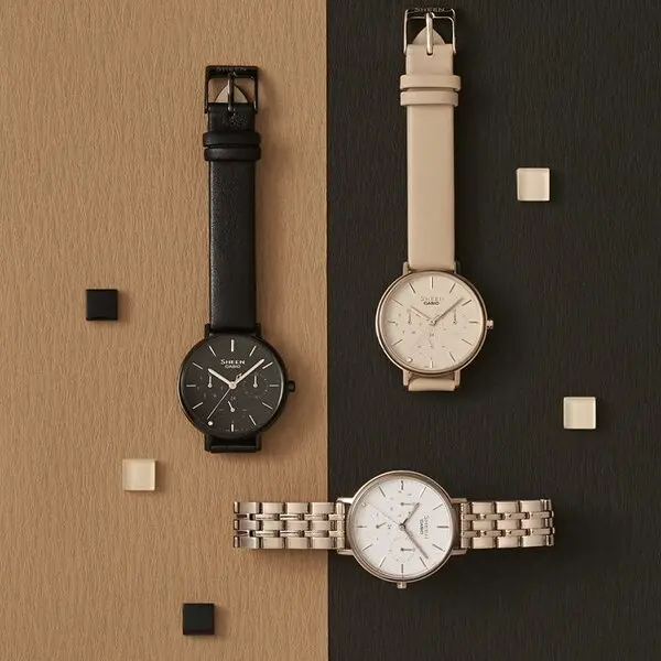 Casio Sheen Stainless Steel Strap Analog Watch