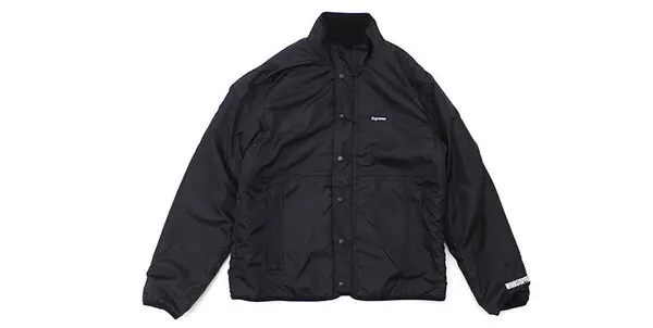 Supreme Reversible Fleece Jacket - Black