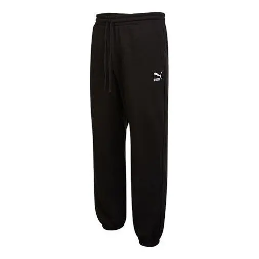 PUMA Classics Small Logo Sweatpants - Black