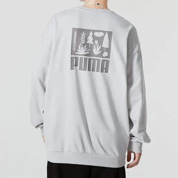 PUMA Logo Crew Neck Sweatshirt