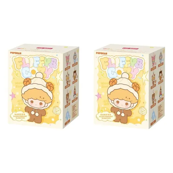 POP MART Pop Bean Fluffy And Cozy Plush Pendant Blind Box - Multi-color