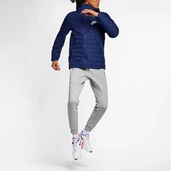 Nike Hooded Down Jacket - Dark Blue