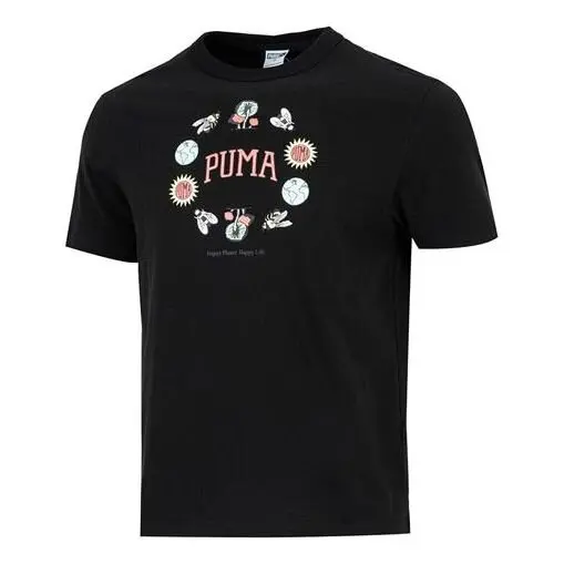 PUMA Downtown Graphic Tee - Black