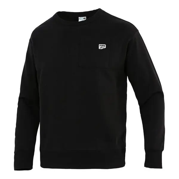 PUMA Small Label Sports Knit Pullover - Black