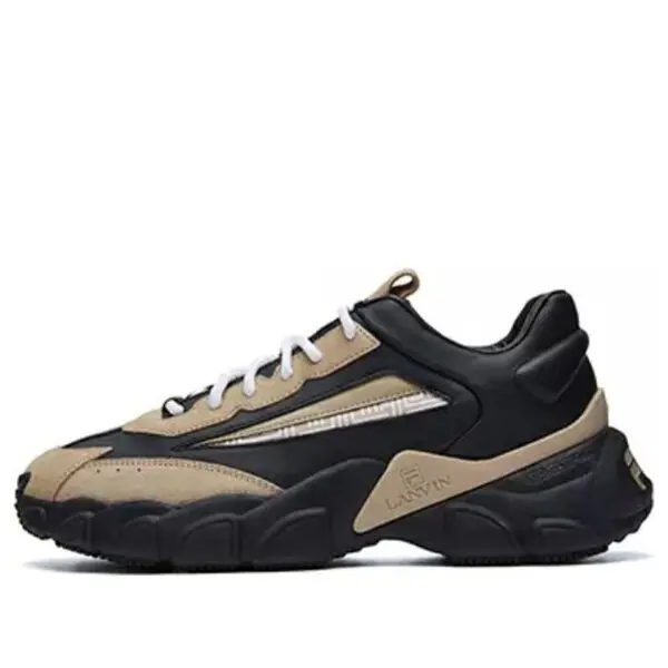 FILA Lanvin X Low-top Running Shoes - Black/yellow