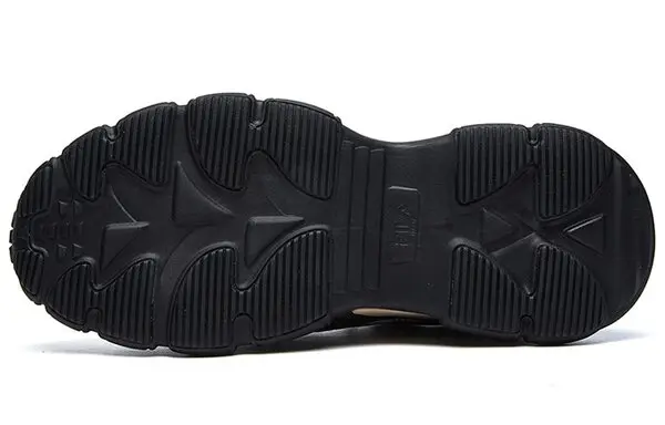 FILA Lanvin X Low-top Running Shoes - Black/yellow