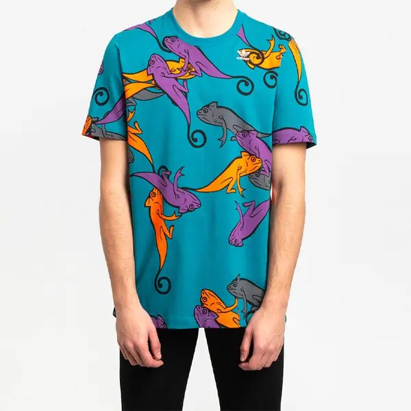 Adidas Originals Short Sleeve Dragon Print Tee