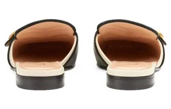 Gucci Double G Slide Sandal - White/black