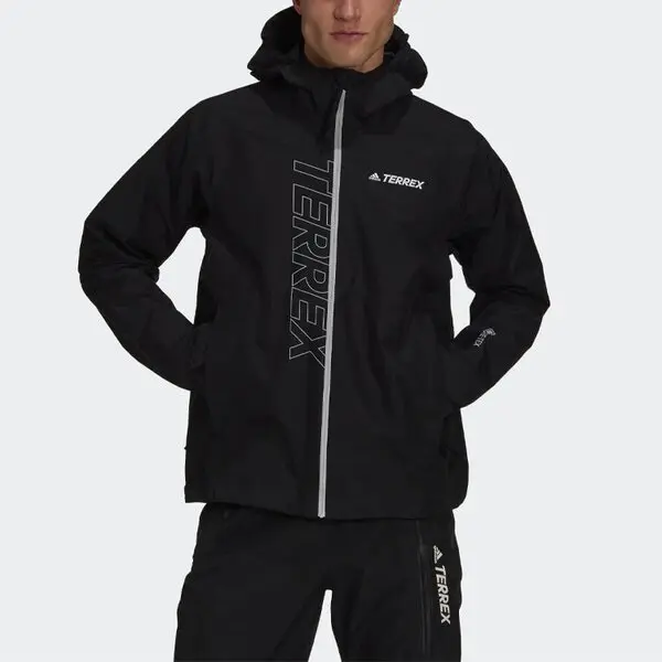 Adidas Alphabet Print Reflective Hooded Jacket