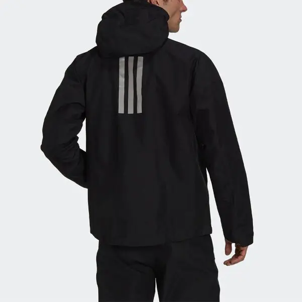 Adidas Alphabet Print Reflective Hooded Jacket