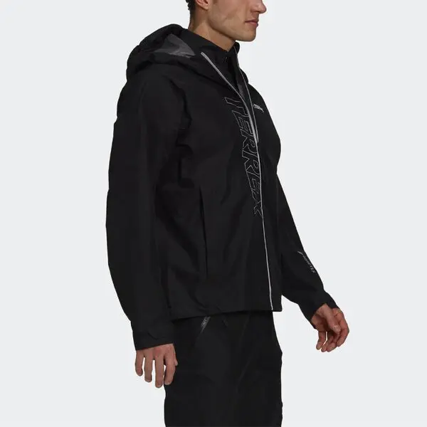 Adidas Alphabet Print Reflective Hooded Jacket