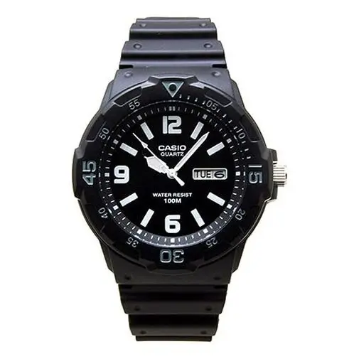 Casio Analog Watch With Shockproof And Waterproof Features - Black