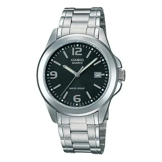 Casio Analog Stainless Steel Watch - Silverblack