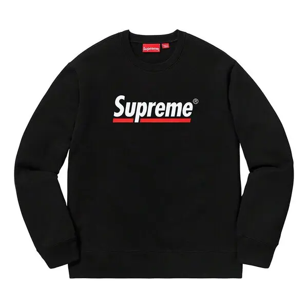 Supreme Underline Crewneck - Black