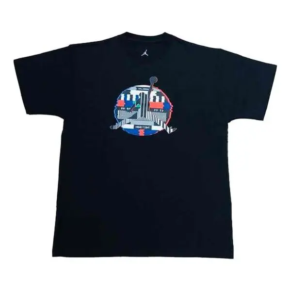 JORDAN Graphic Print T-shirt - Black